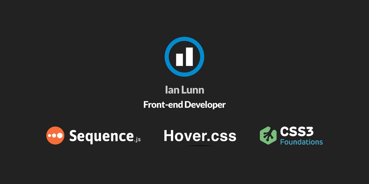 Ian Lunn is author of Hover.css, Sequence.js, and CSS3 Foundations.