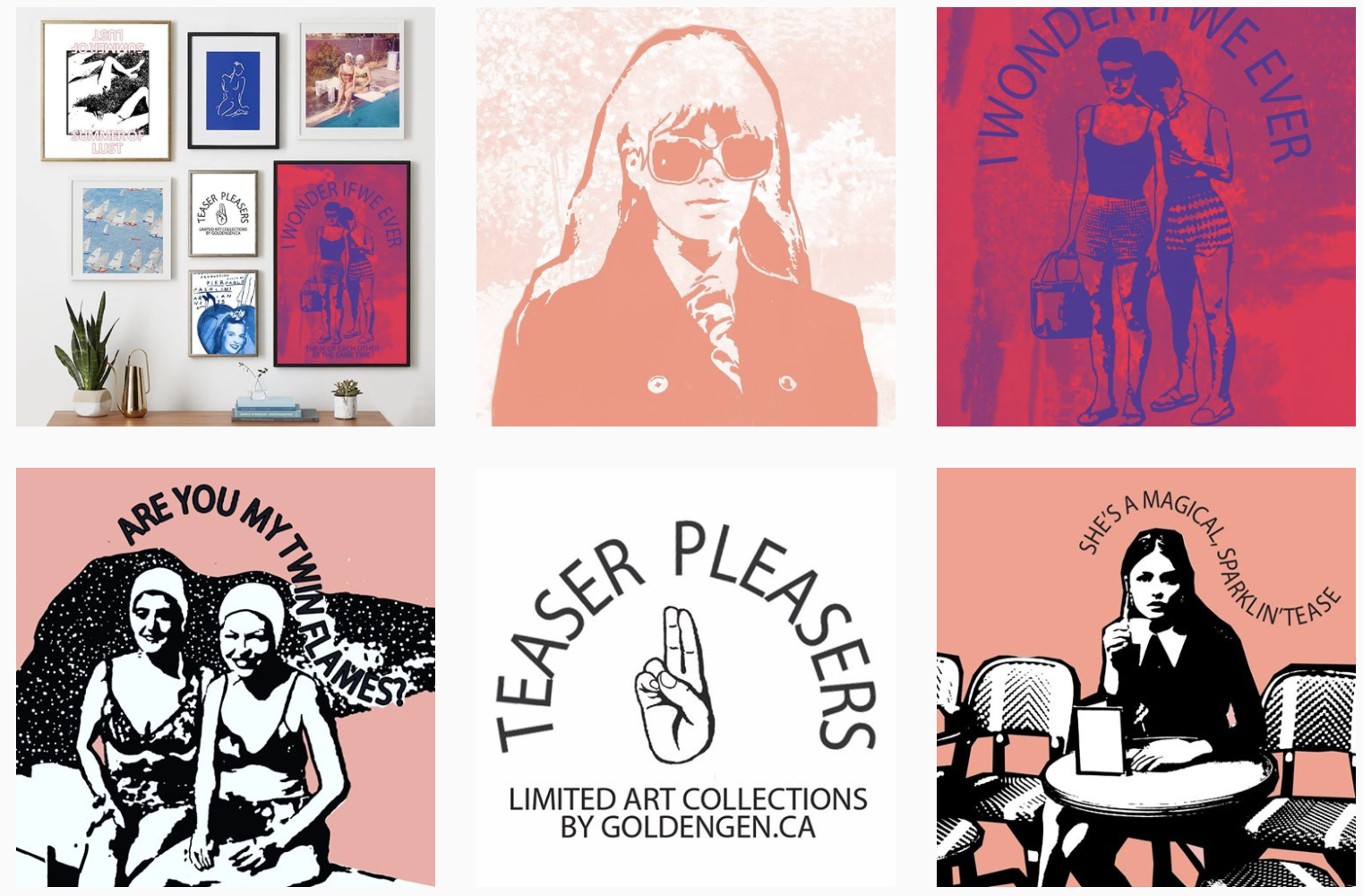 Teaser Pleasers Art Collections — Goldengen