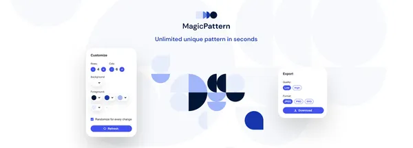 Jim Raptis is building MagicPattern - Buymeacoffee