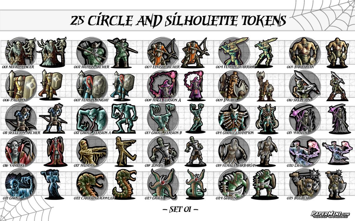 25 circle and full body tokens — Lucas - Buymeacoffee