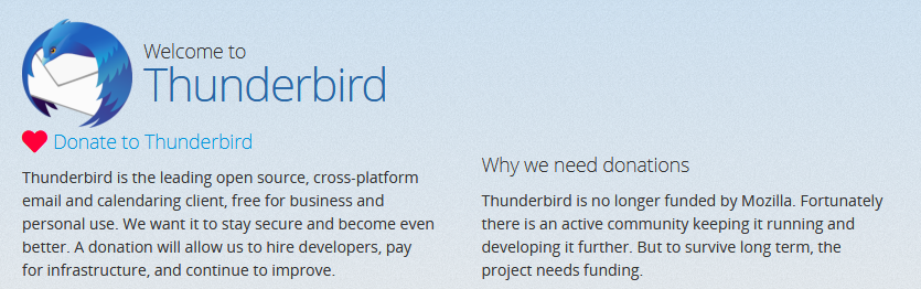 Mozilla Thunderbird New Layout