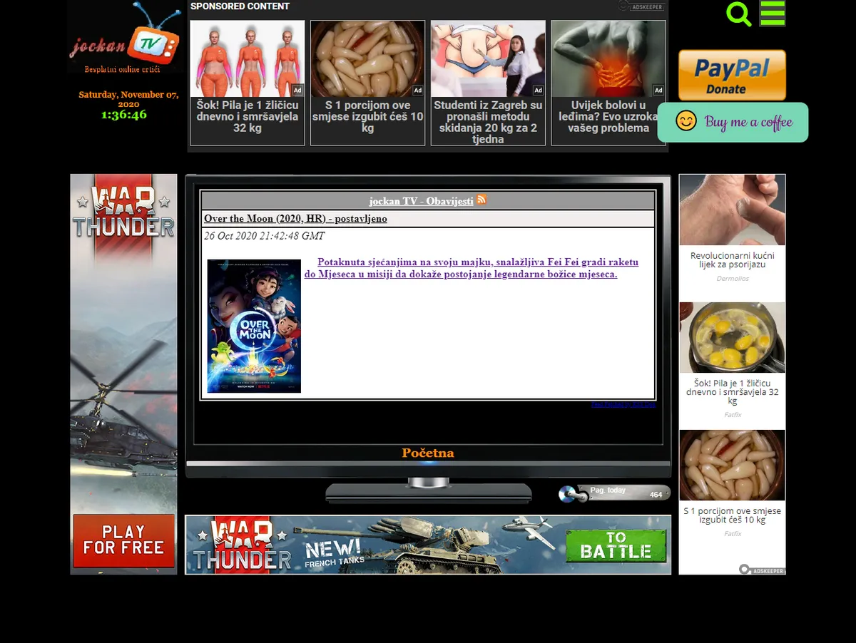 jockanTV is Besplatni online crtići!!! - Buymeacoffee