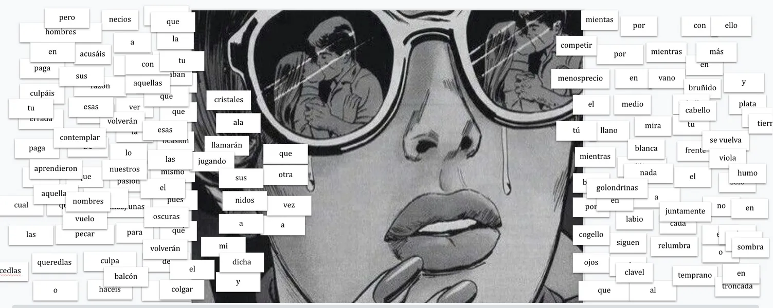 AP Spanish Literature Magnetic Poetry Anti-Love Poems Bécquer, Sor ...