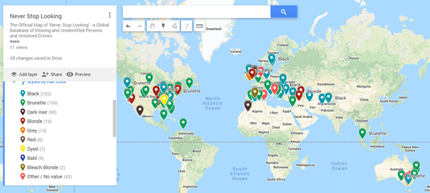 International Missing Persons Database — SuitcaseDetective