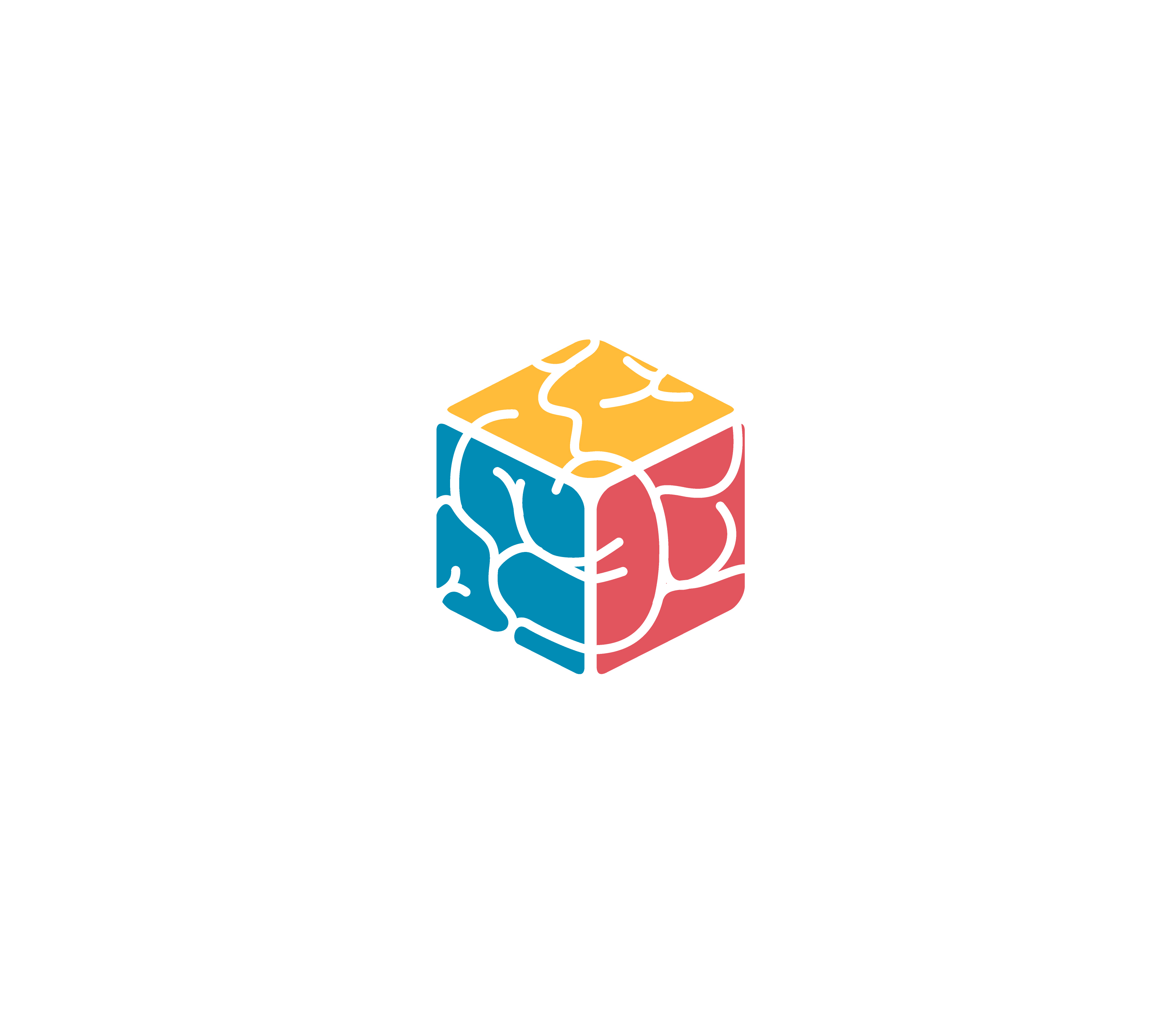 Brain Cube Logo Mark — mrbranding