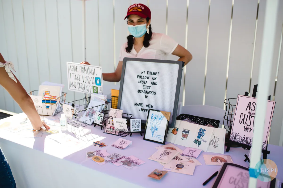 Doodles Bye Sara is an artist making art to build community within her ...