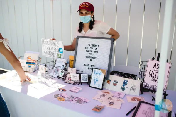 Doodles Bye Sara is an artist making art to build community within her ...