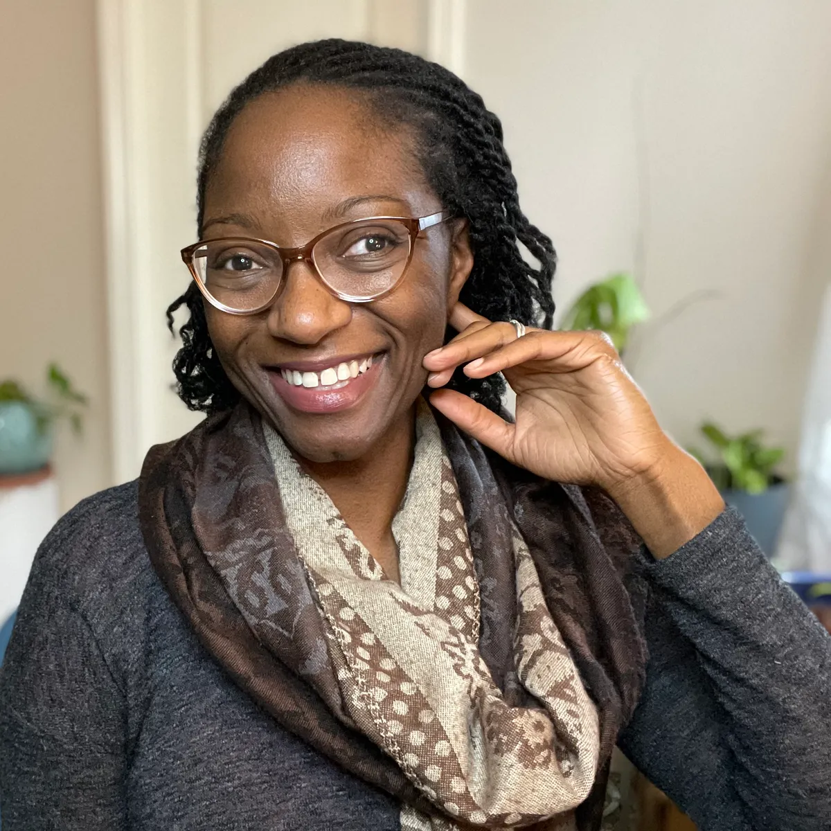 Michaela Lawrence Jeffery is podcasting