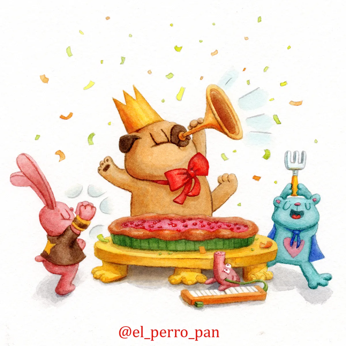 El Perro Pan is creating illustrations and stories about soft life and ...