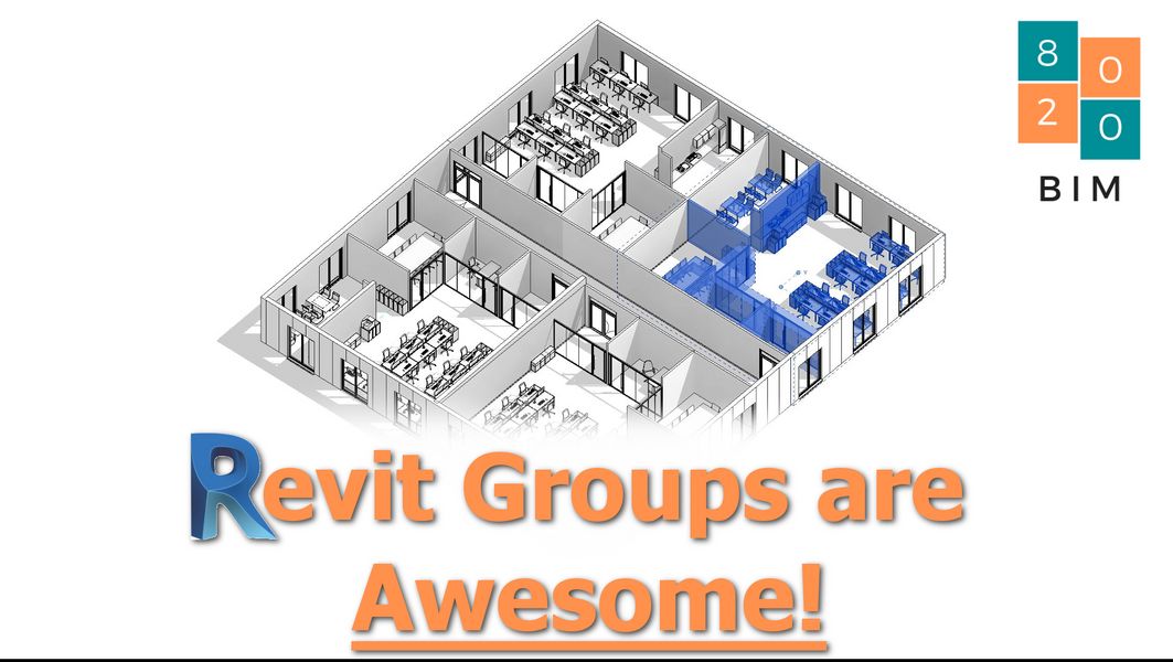 Revit Tutorial Model File - Groups in Revit — 8020BIM