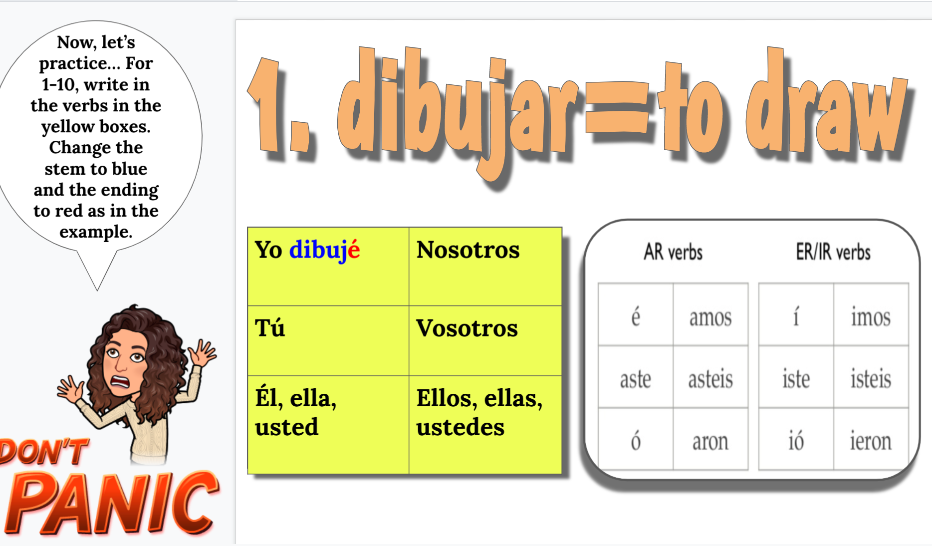 El Pretérito: The Essentials in 90 Minutes — DrG Spanish Teacher ...