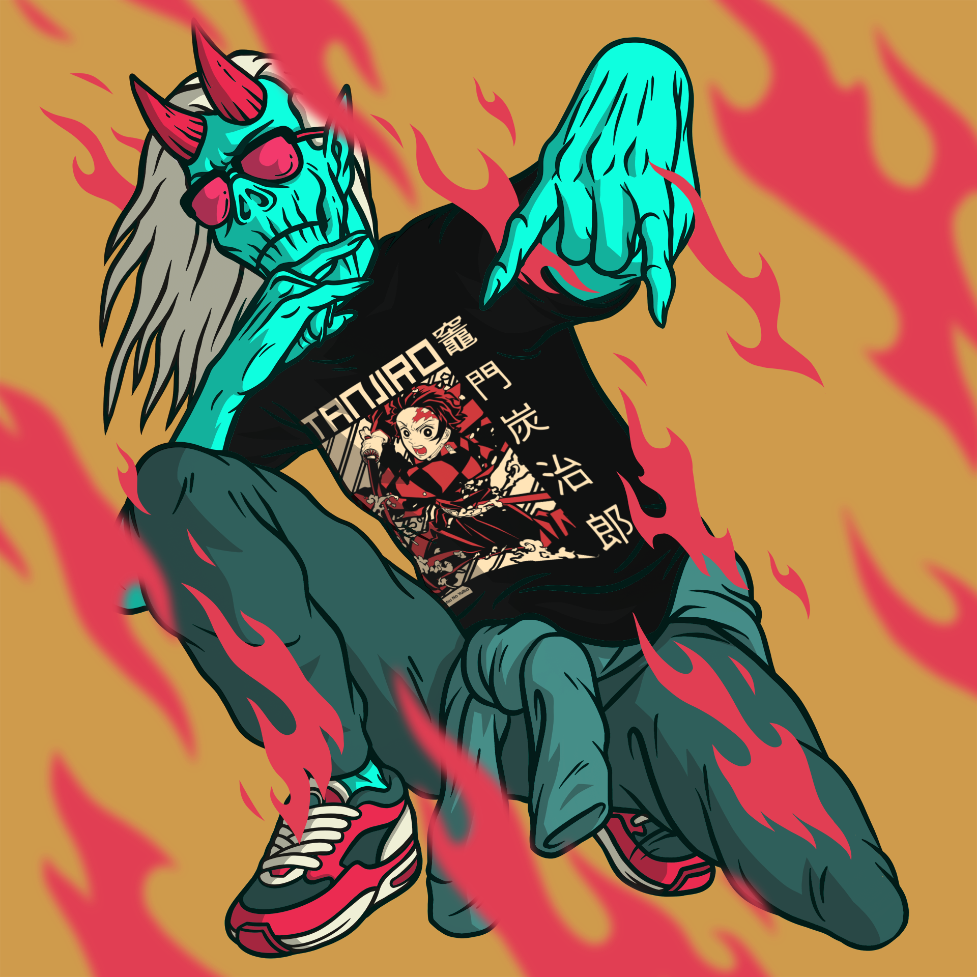 Mockup: Demon Slayer — FanArtSvg