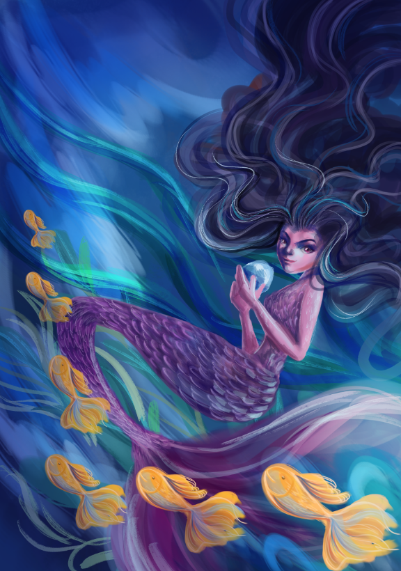 The Violet Mermaid — Happylee - Buymeacoffee