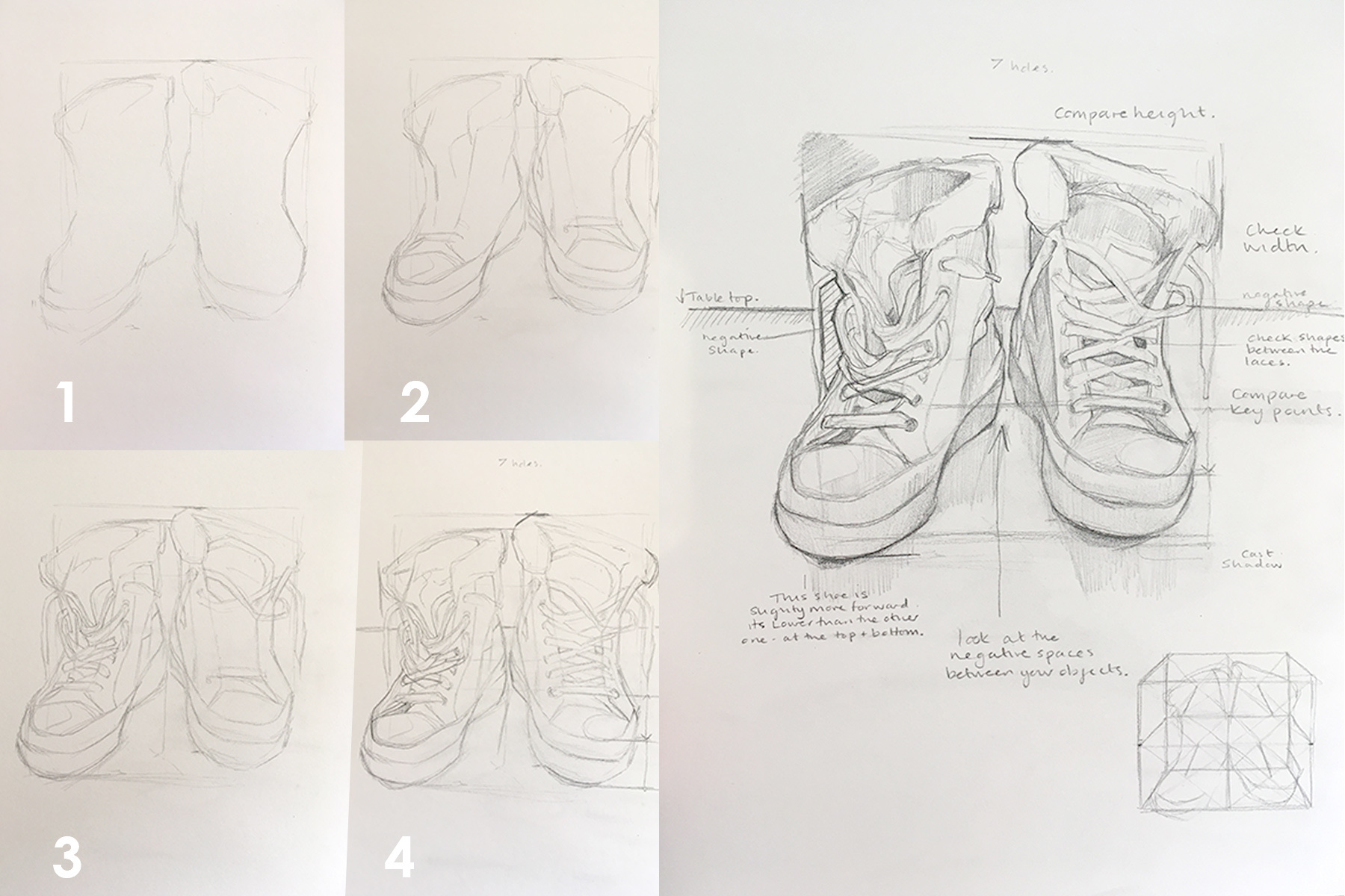 Monthly Worksheet: Foreshortening — BethanyMooreArt - Buymeacoffee