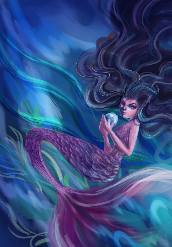 The Violet Mermaid — Happylee - Buymeacoffee