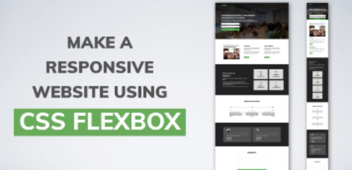 Corporate Website Using CSS Flexbox - Buymeacoffee
