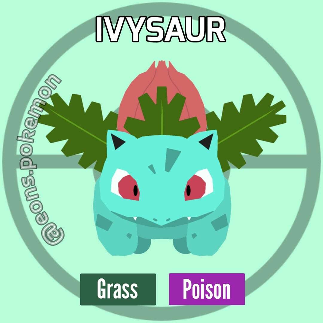 Bulbasaur Evolution line art — Eonspokemon