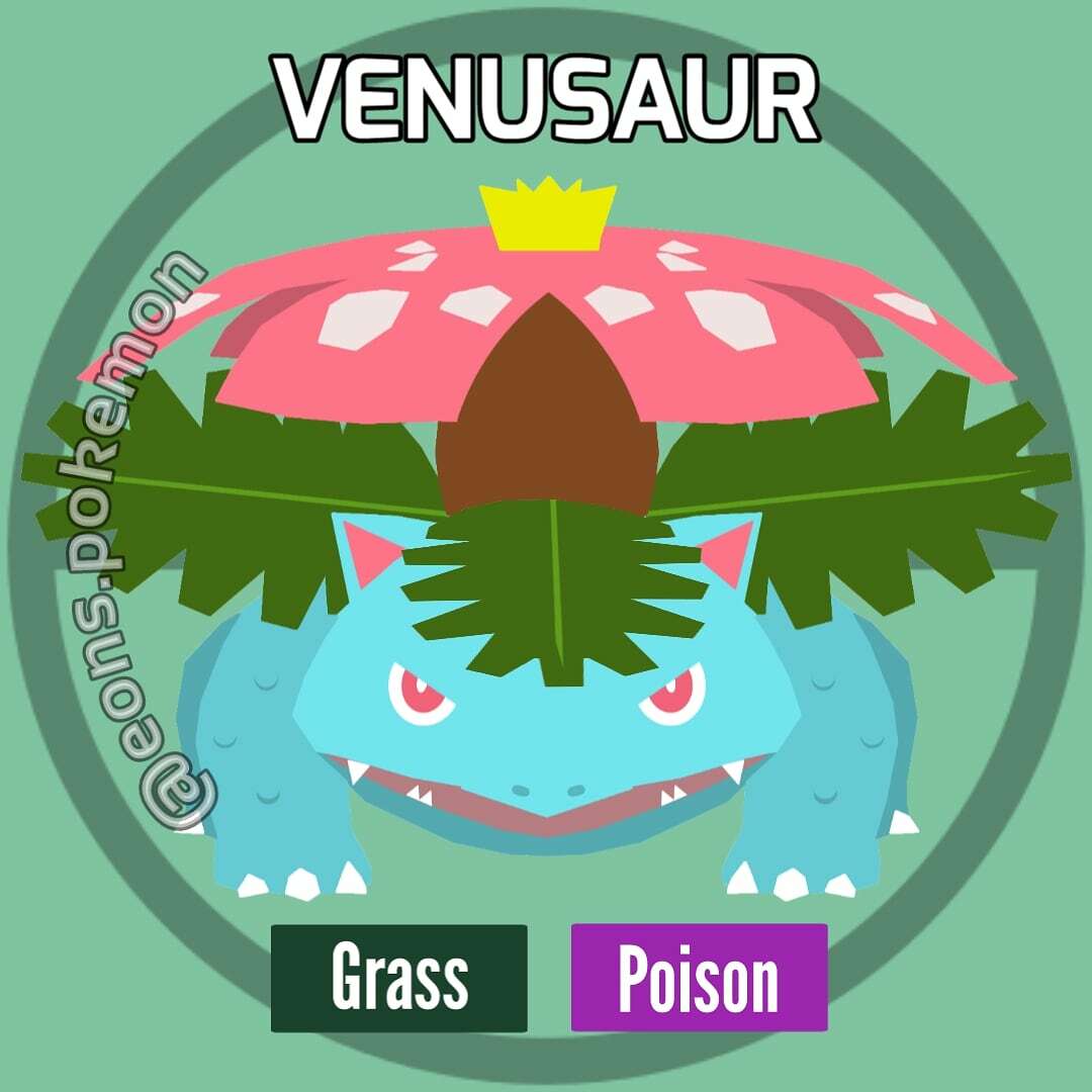 Bulbasaur Evolution line art — Eonspokemon