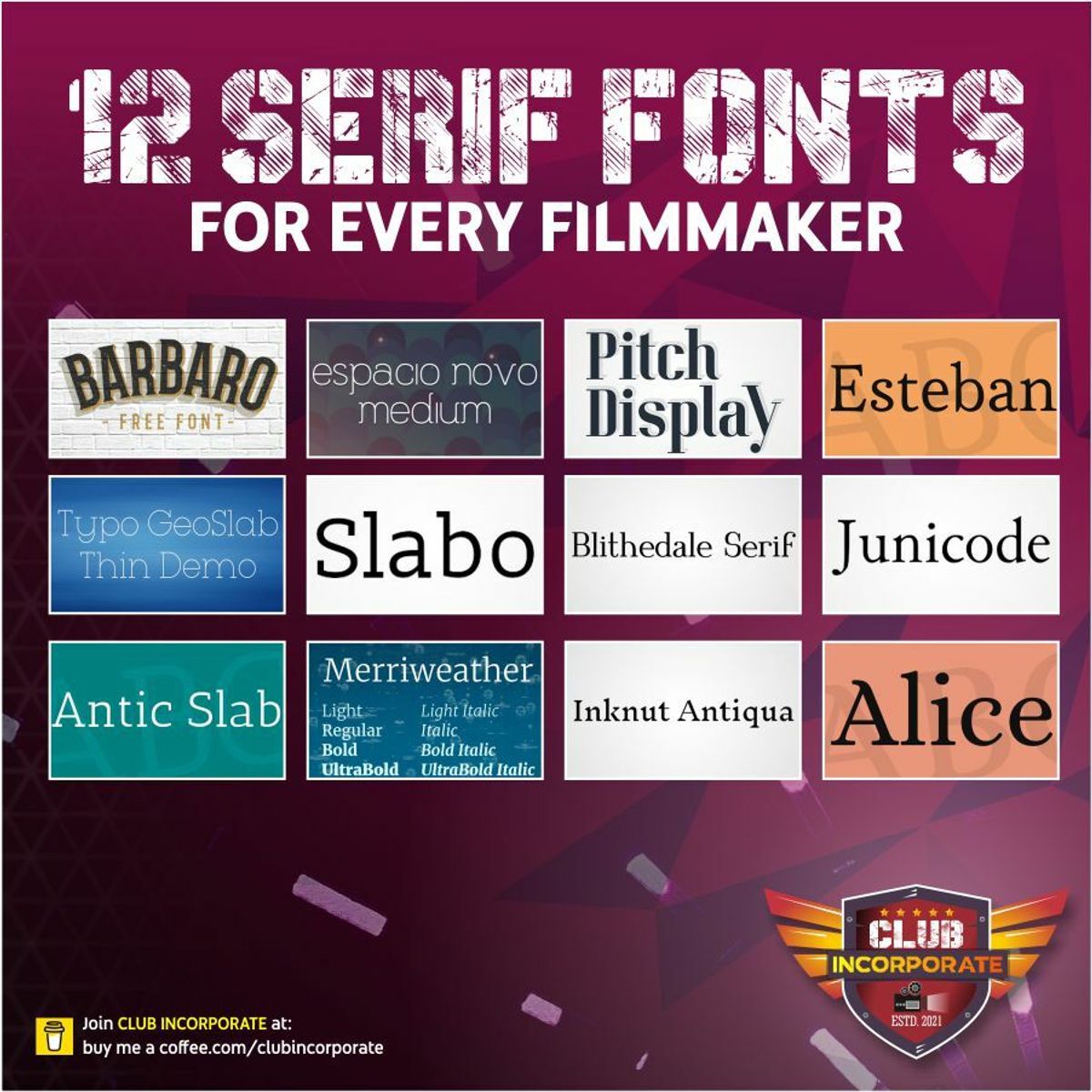 12 Serif Fonts for Every Content Creator — Travel Stories By Sanam ...