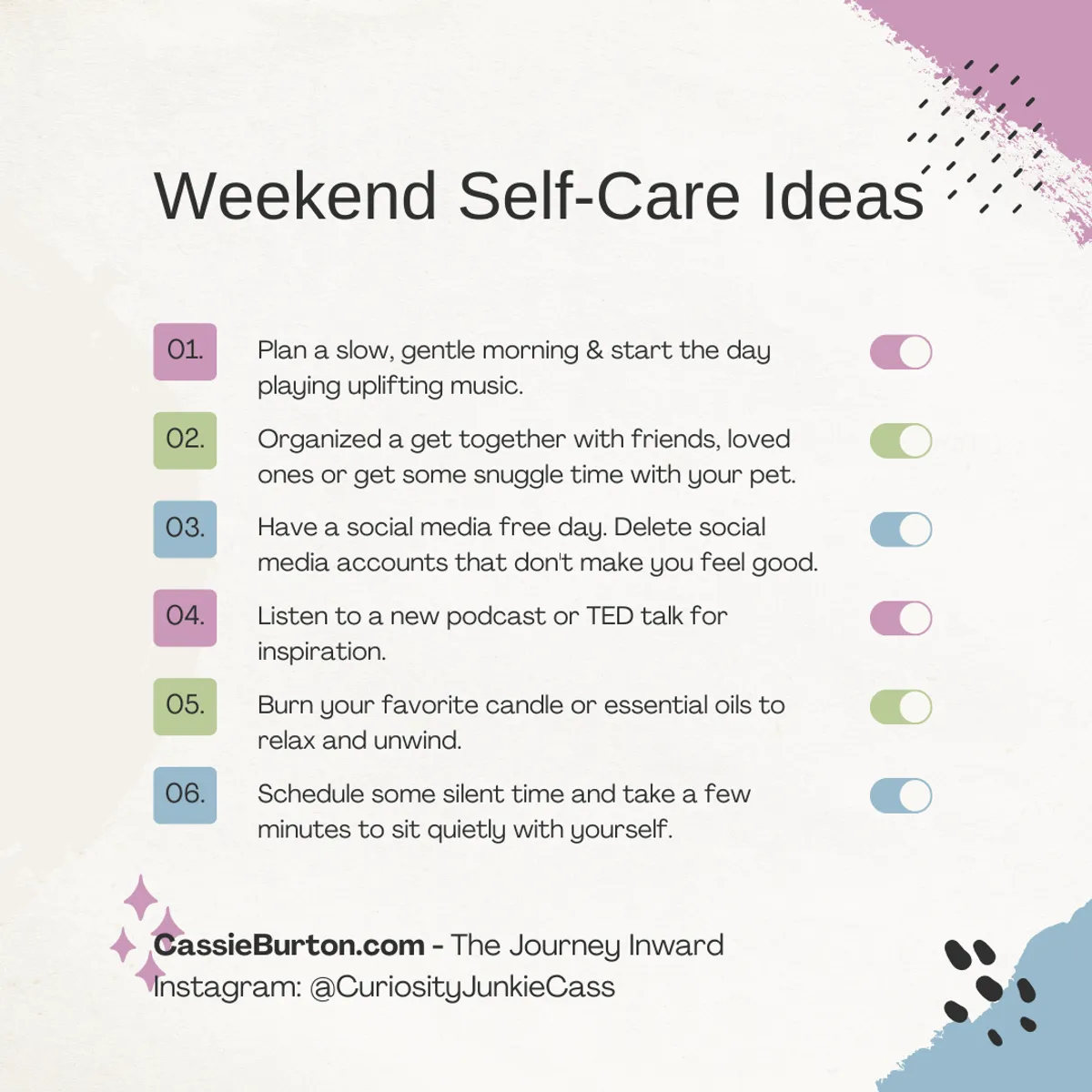 Weekend Self-Care Ideas — Resilient You
