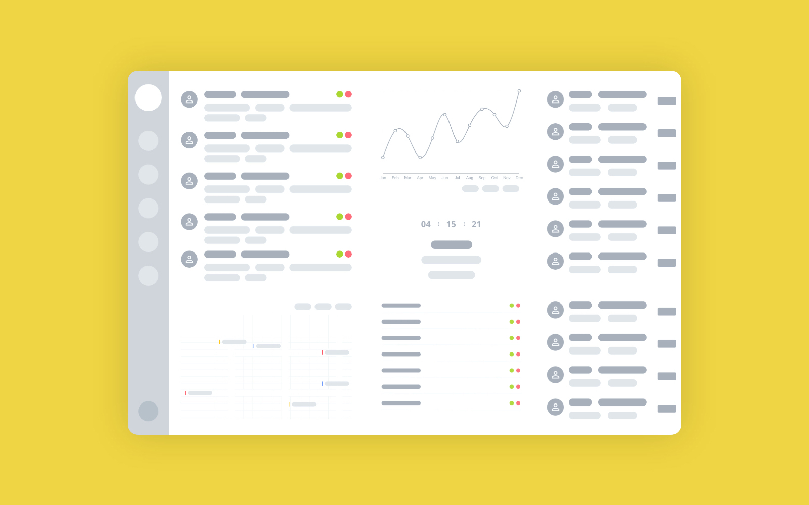 LMS Dashboard wireframe — rishikc