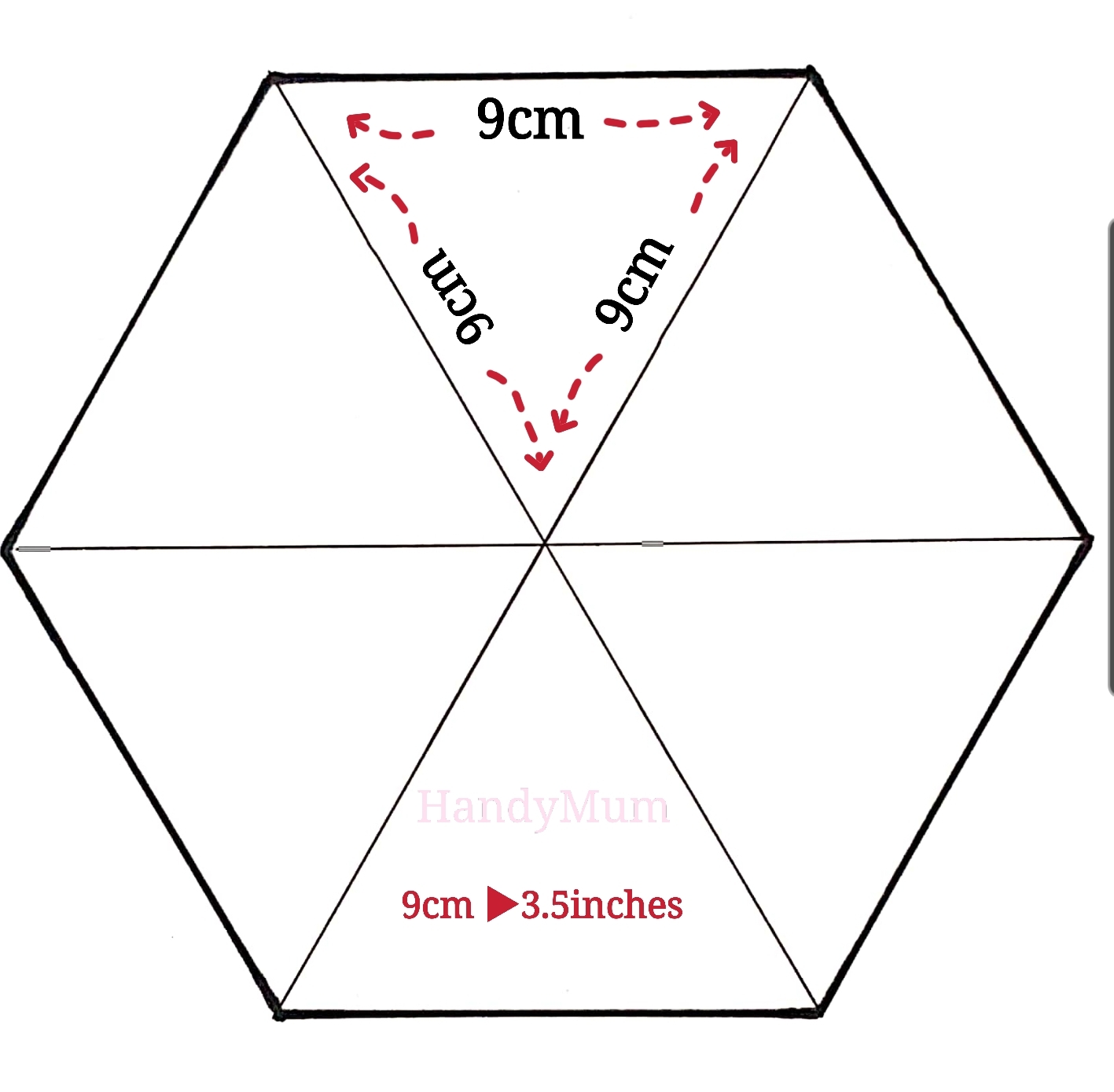 Origami Hexagon — HandyMumLin