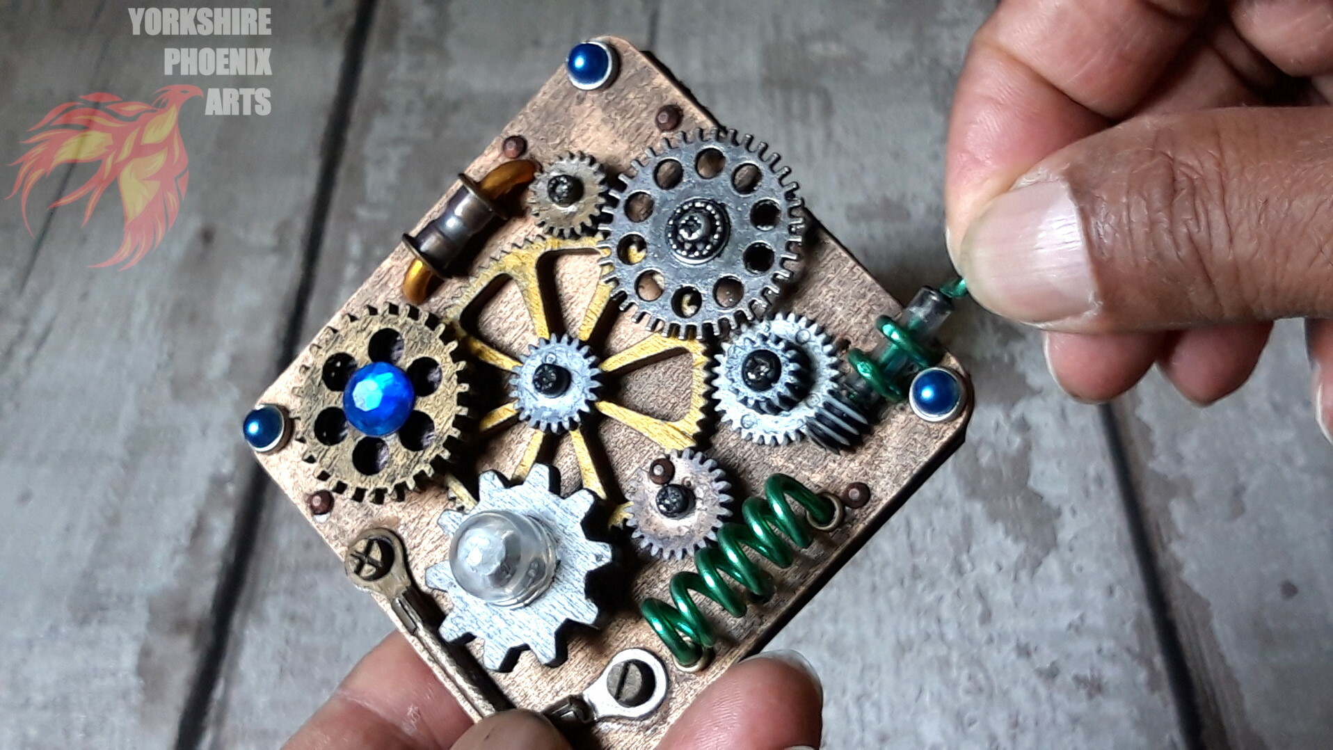 Steampunk Fidget Spinner Handmade – 0136F0003 — Yorkshire Phoenix Arts