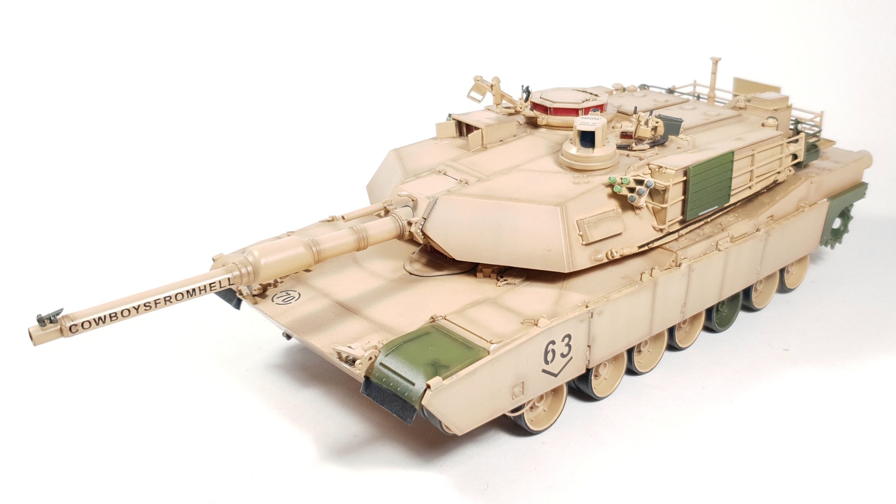 Dragon 1/35 M1A2 SEP 1st Btl., 8th Cavalry Rgt., 2nd BCT "BLACK JACK", clear parts ...