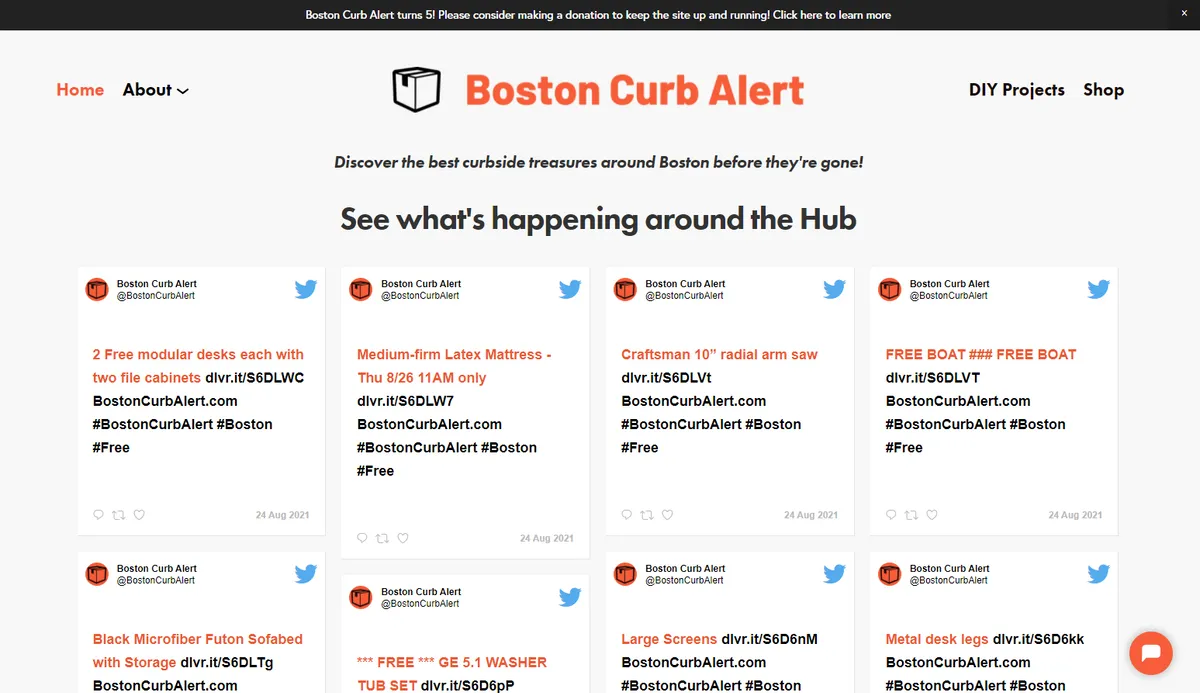 Boston Curb Alert is Discover the best curbside treasures around Boston ...