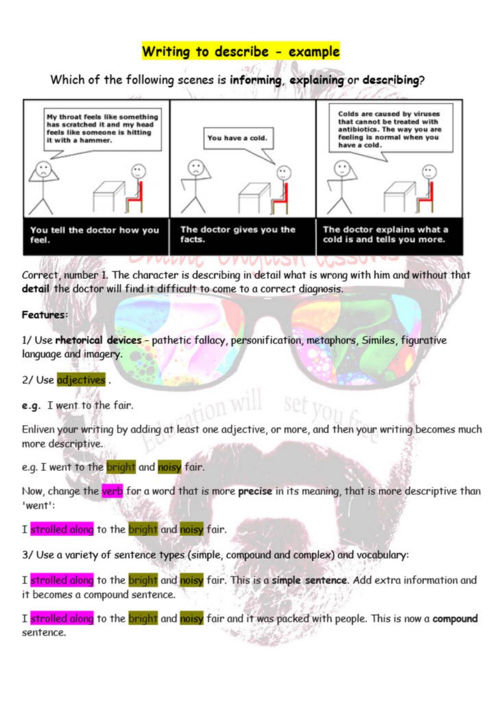 Introduction to Non-fiction & text types - Handout 3a — MrLEnglishclass