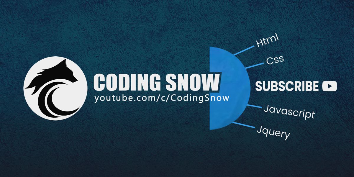 Coding Snow is Web Designer and Developer