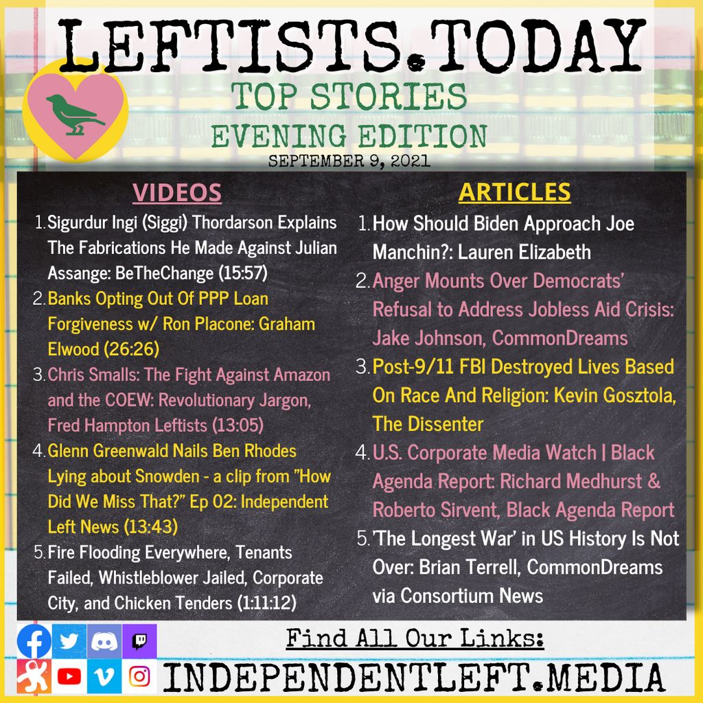 Leftists Today - 8/17 Early Edition Top Stories — Independent Left News ...