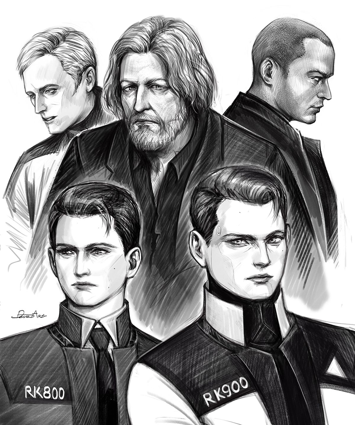 DBH characters — deva_art - Buymeacoffee