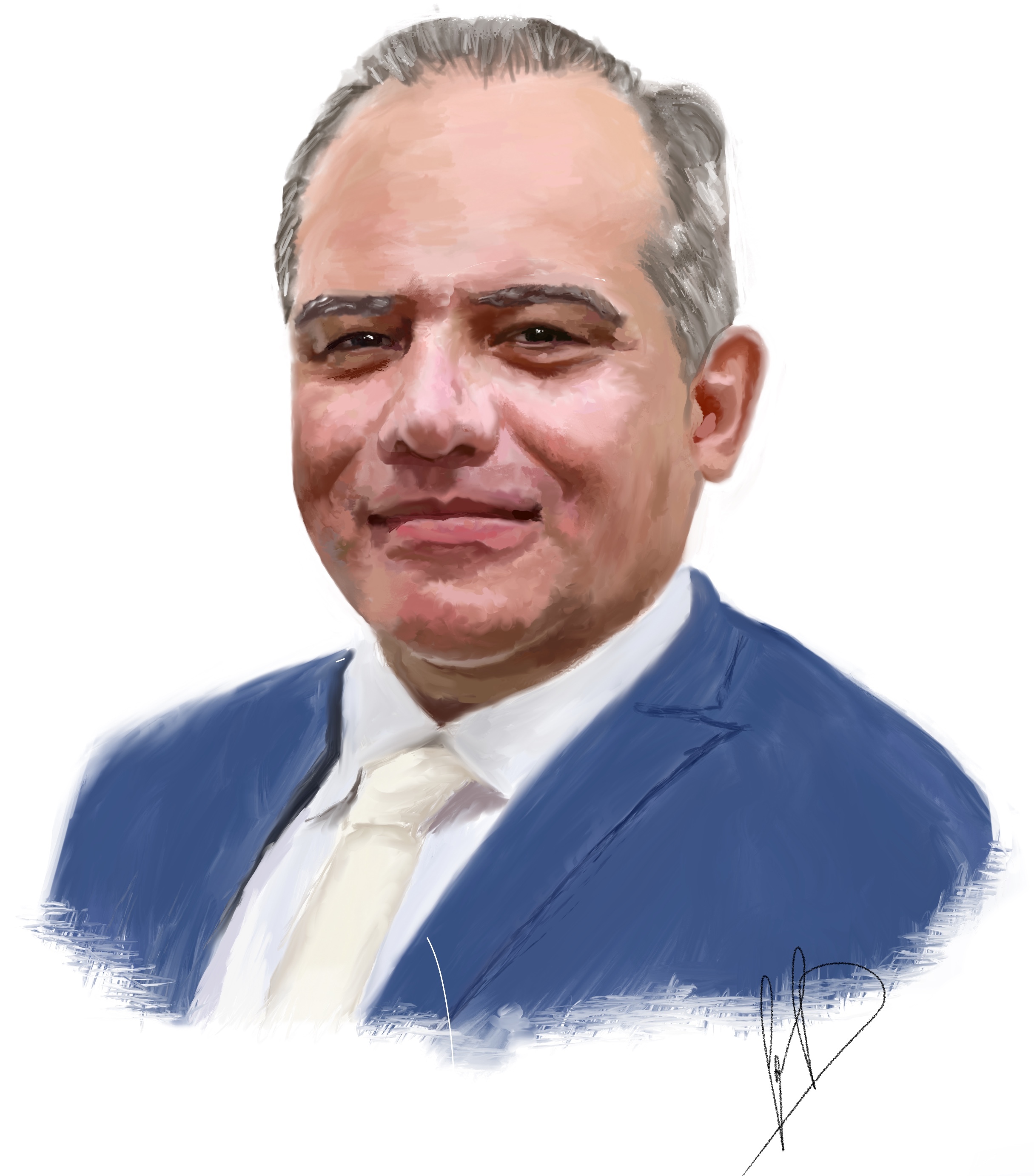 Oleo digital - retrato — Gustavo Adolfo Bernal Soto
