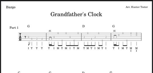 Hunter Tester Music is creating banjo tabs & tutorials