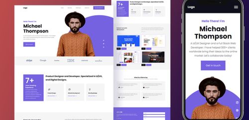 Responsive React Portfolio Website Source Code, Assets & Live Demo