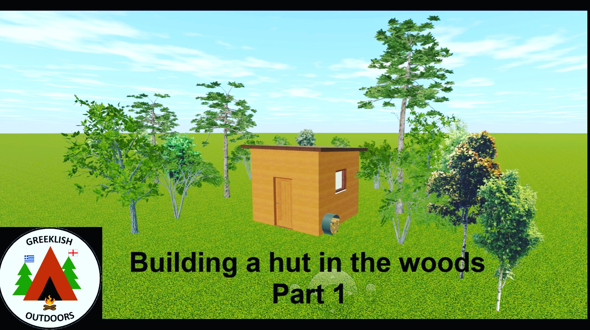 Building a hut in the woods — Greeklish Outdoors - Buymeacoffee