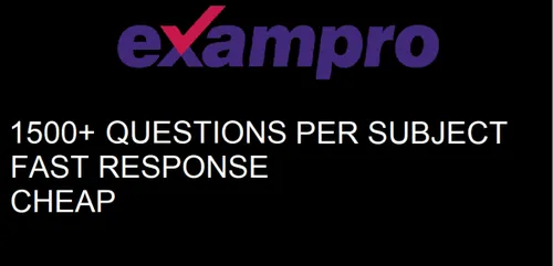 Exampro Questions - Buymeacoffee