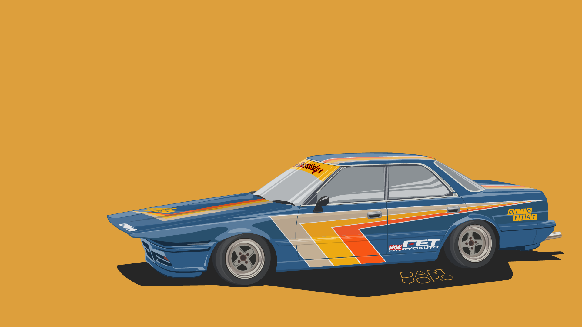 Bosozoku Toyota Mark II — DART YOKO - Buymeacoffee