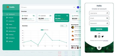 IsraTech is a freelance developer using HTML, CSS & JavaScript (React)