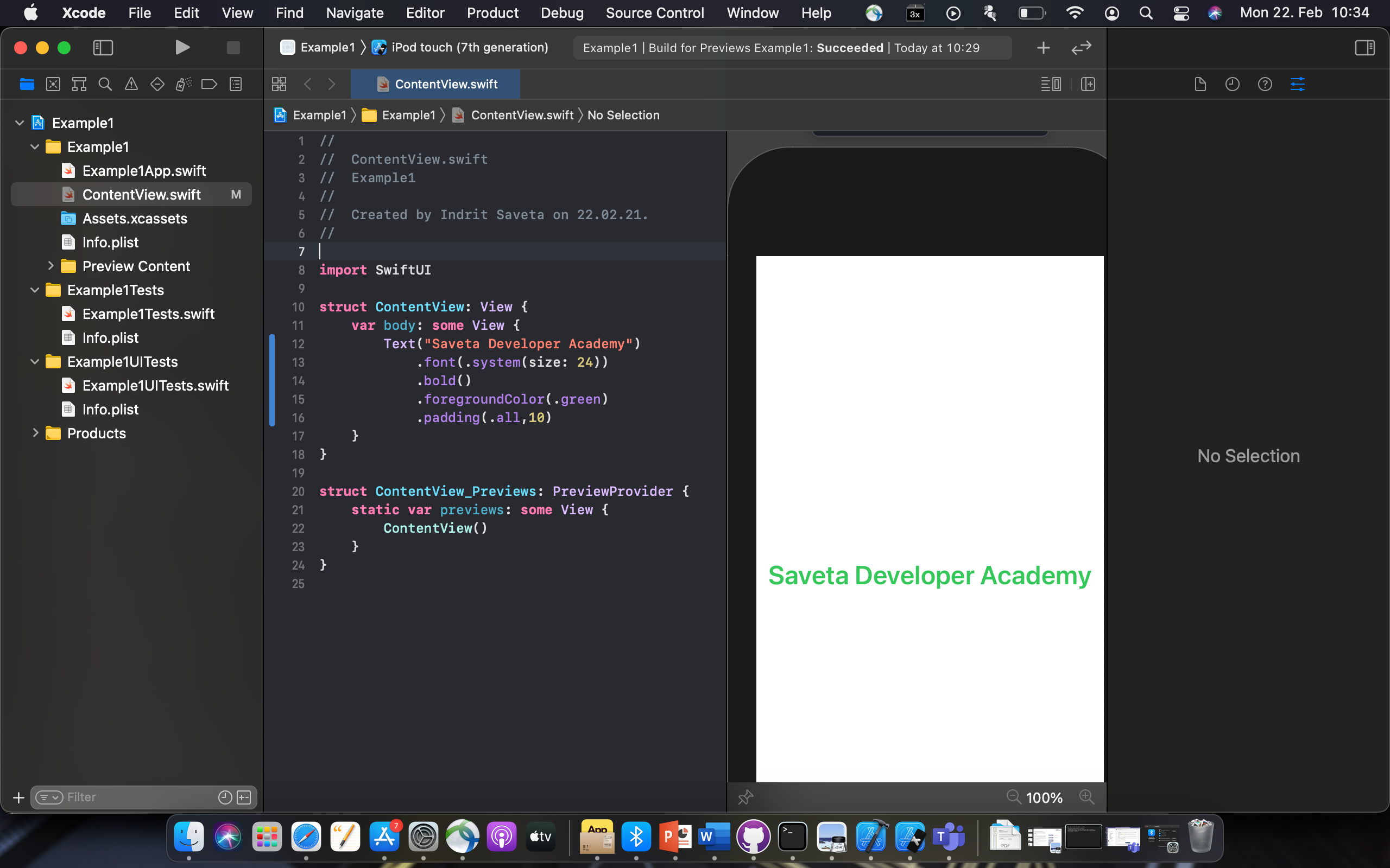 Text View In Swiftui — Saveta Mobile Academy Buymeacoffee