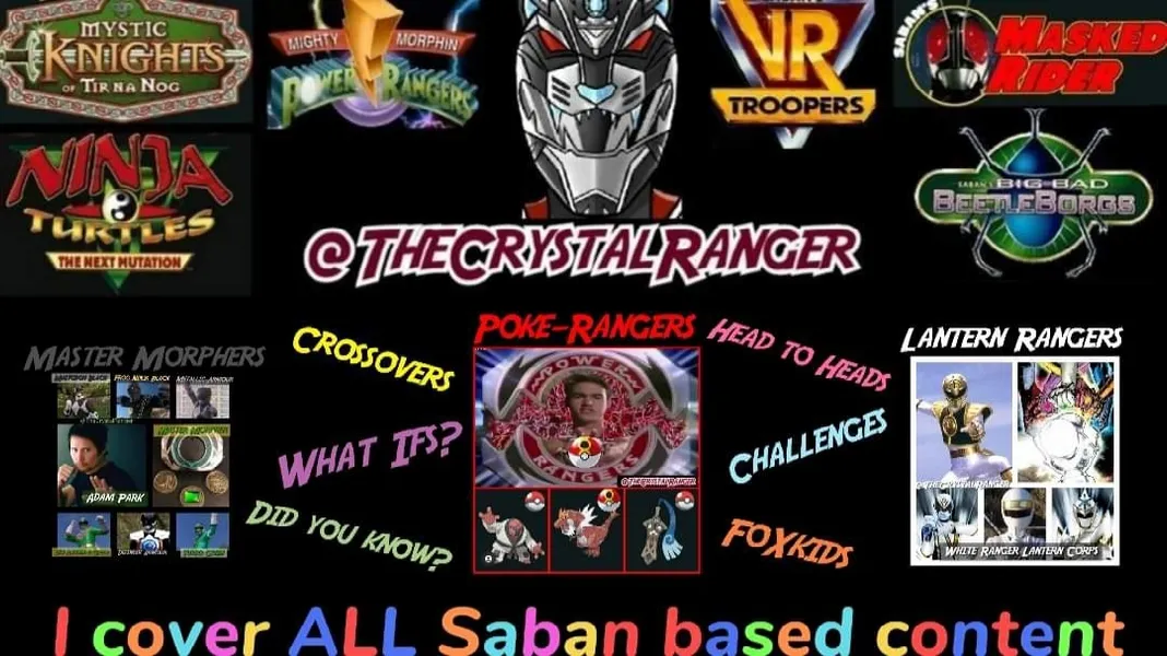 The Crystal Ranger is •Power Rangers •Beetleborgs •Vr Troopers •Masked ...