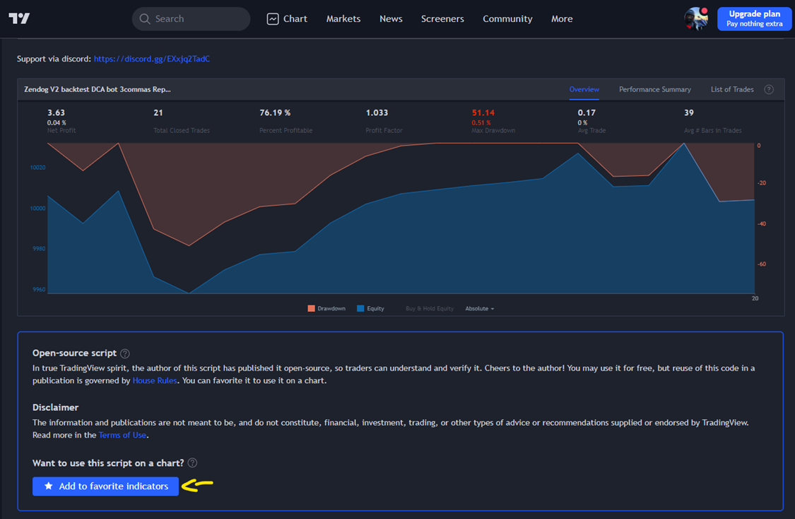 How to backtest 3commas bot settings directly in TradingView — Sellium ...