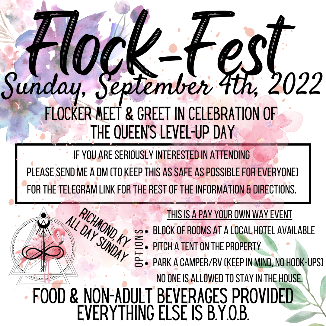 Flocker Fest! — Queen of The Flock - Buymeacoffee