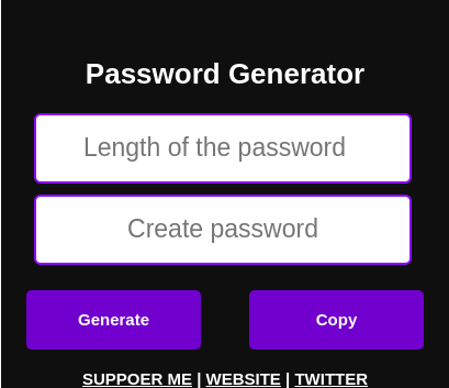 Password Generator - Chrome Extension — Richard Neuvald