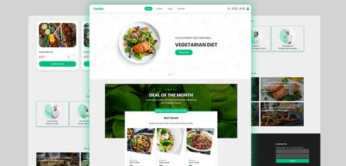 Online Food Store Website | HTML CSS & JavaScript