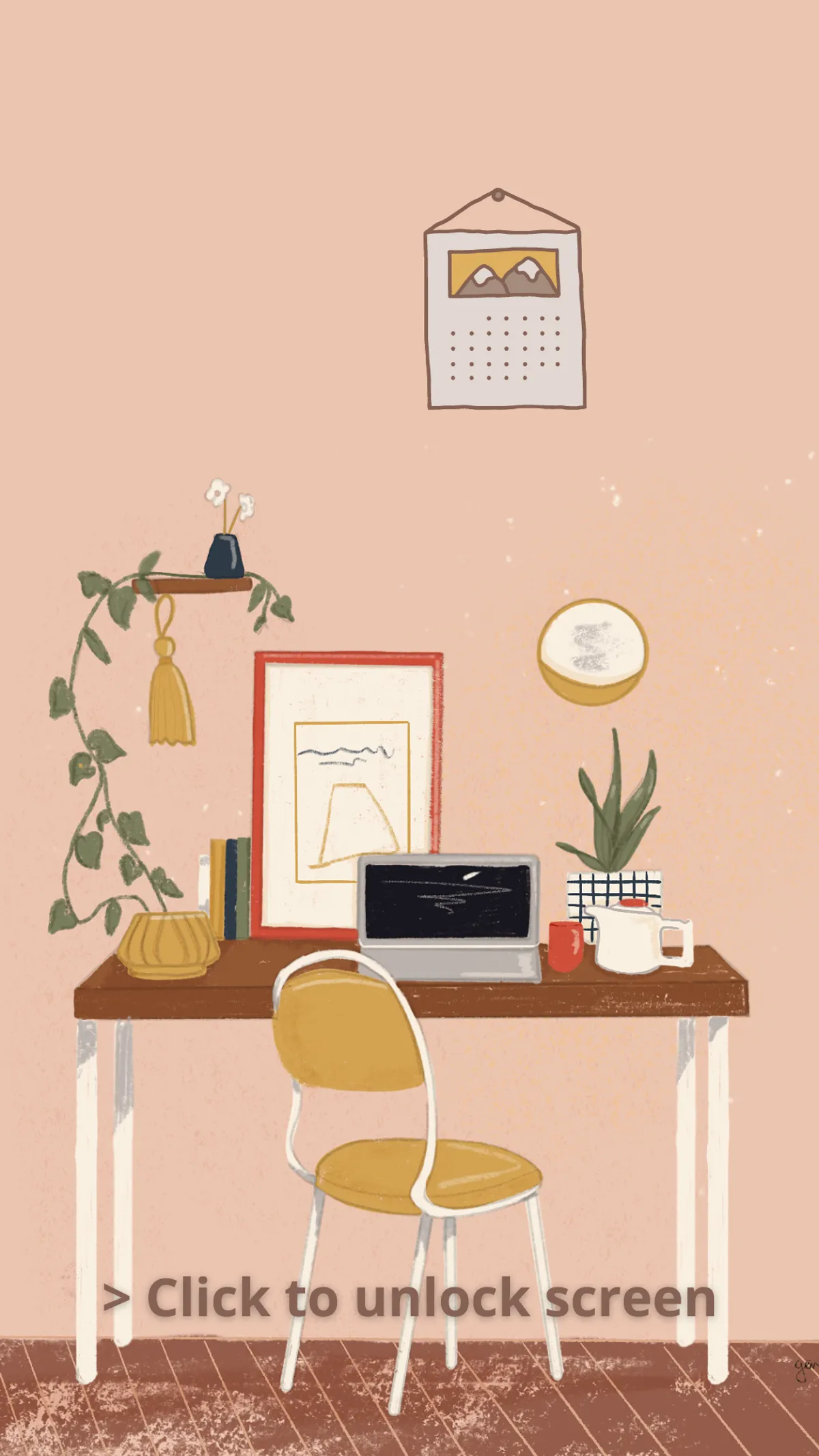 WFH Mode Wallpaper — Lydia's Design Space
