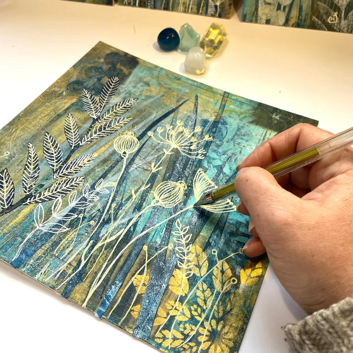 Susan Mccreevy is a mixed media artist who shares what she loves with ...