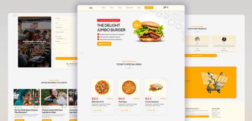 Online Food Store Website | HTML CSS & JavaScript
