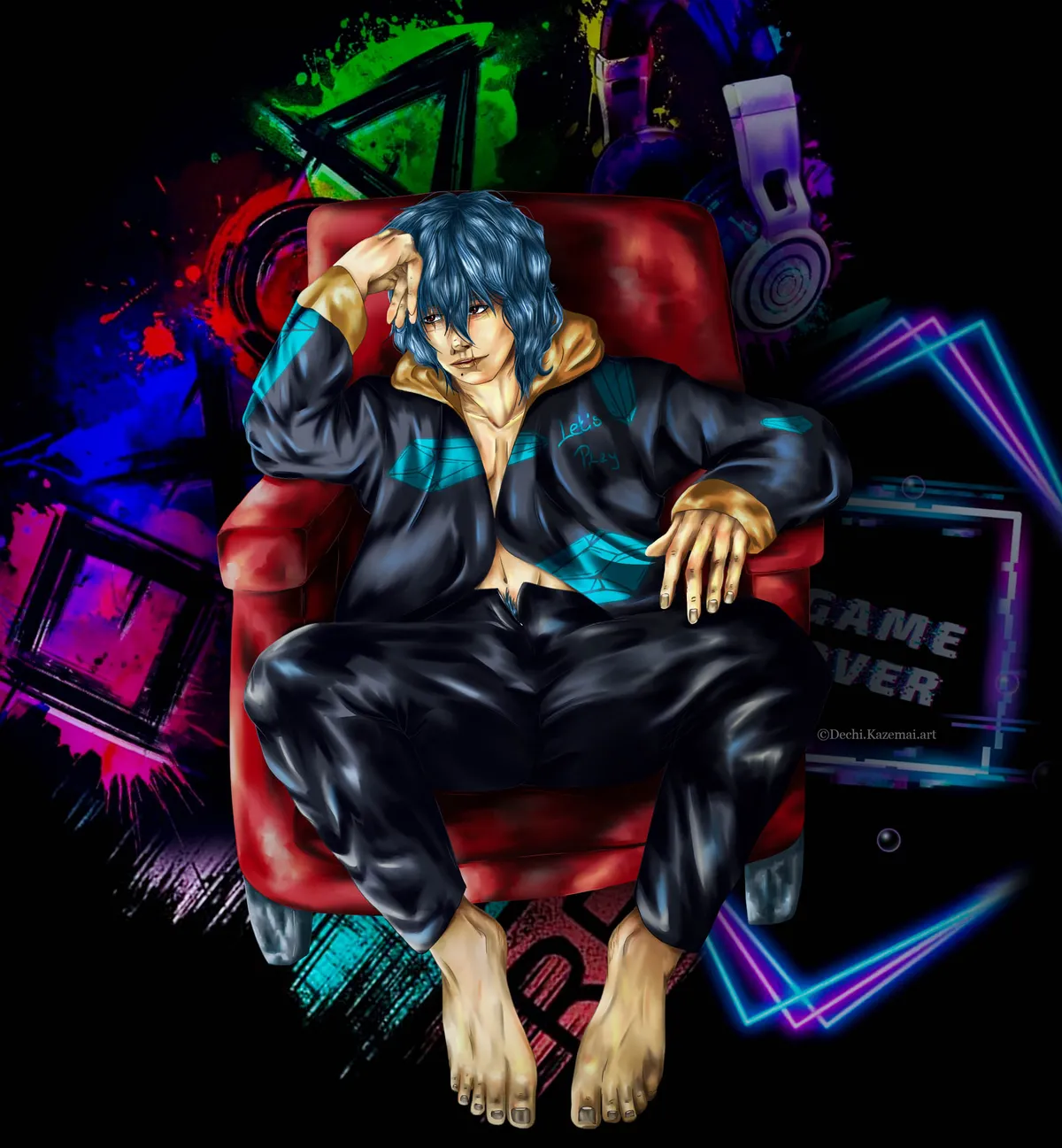 Tomura Shigaraki like gamer boy... — Dechi.Kazemai